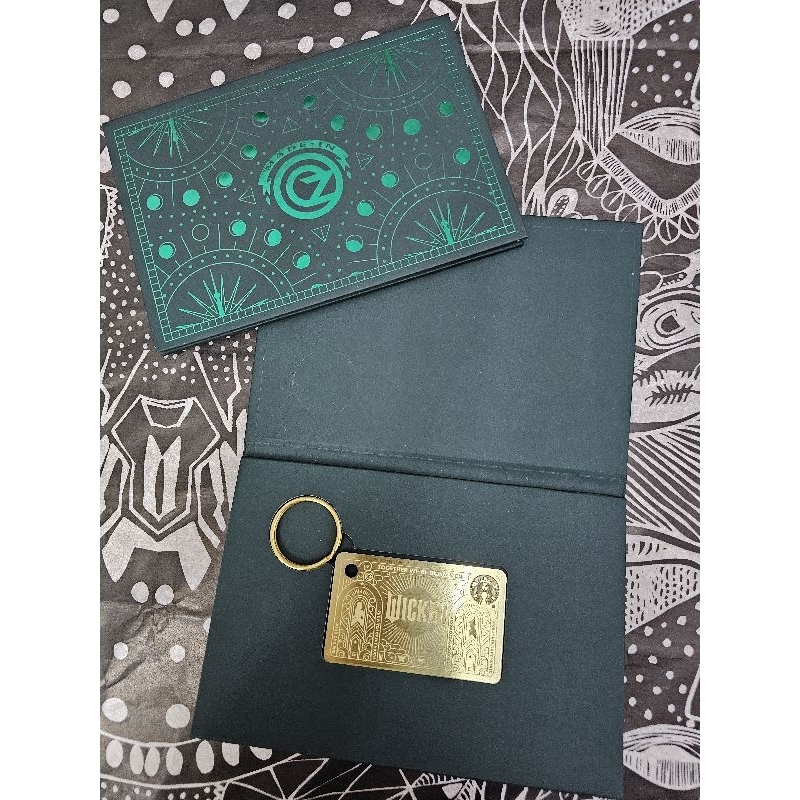 Starbucks USA Wicked Metal Mini Card พร้อมที่วางจับคู่ | Shopee Thailand