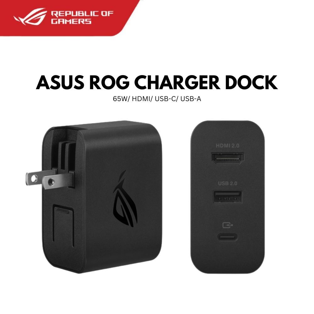 Asus ROG CHARGER DOCK - 65W/ HDMI/ USB-C/ USB-A | Shopee Thailand