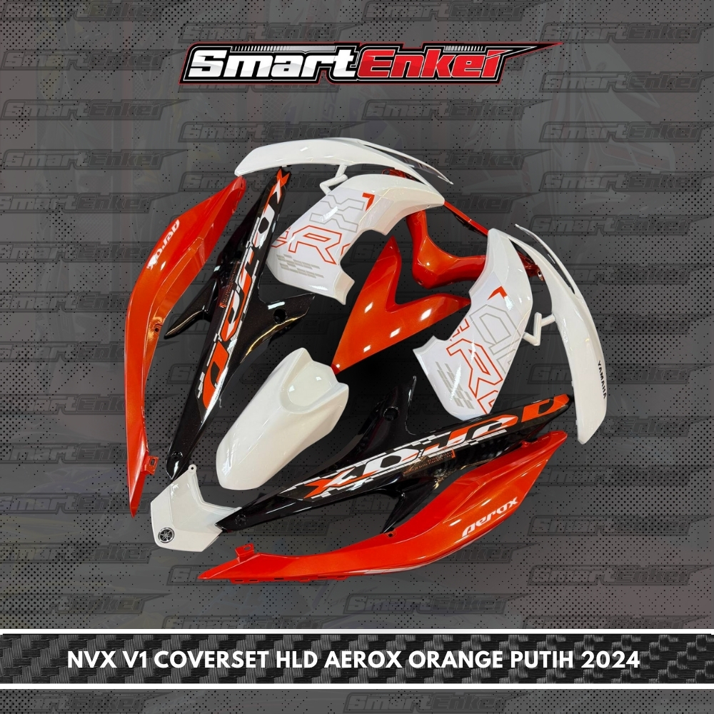HLD-NVX V1 ฝาครอบชุด HLD AEROX สีส้ม PUTIH 2024 | Shopee Thailand