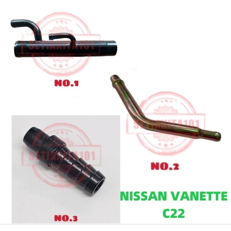 Nissan VANETTE C22 ปั้มน้ํา PIPE/TURBO PIPE/BY PASS PIPE/TURBO OIL PIPE ...