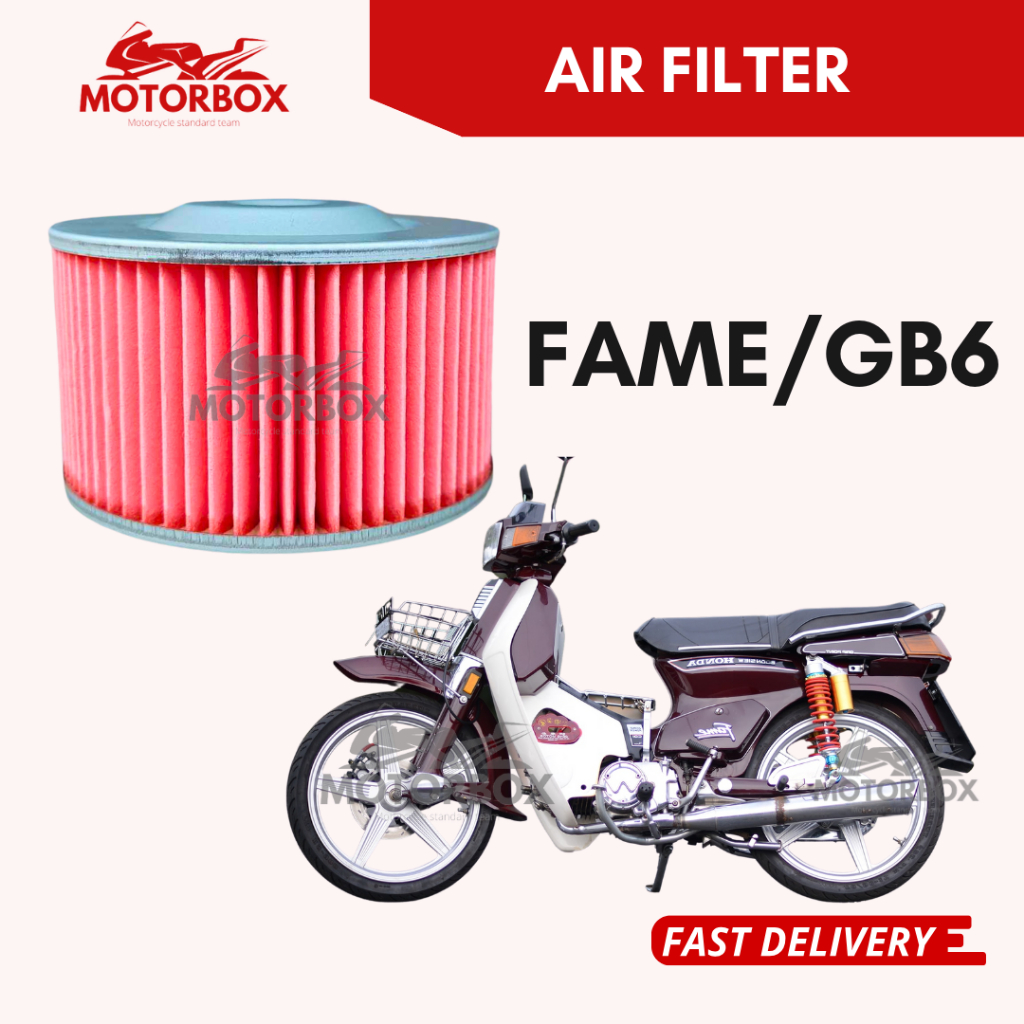 Fame GB6 กรองอากาศ - HONDA FAME FAAME ELEMENT KOTAK ANGIN PENAPIS UDARA ...
