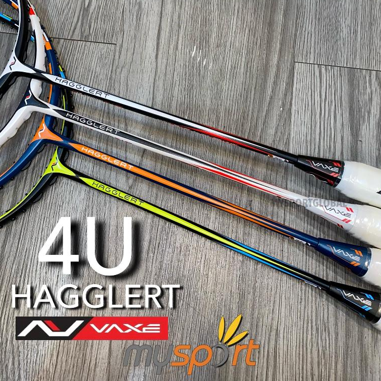 Vaxe HAGGLERT ไม้แบดมินตัน [ 4U ] [ ฟรีชิงช้า + ฝาครอบยึด + ด้ามจับ ...