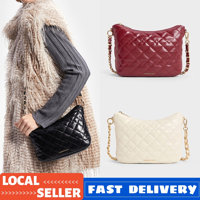2025 NEW ARRIVAL CNK Zip Closed Duo Quilted Slouchy Hobo Bag Single ...