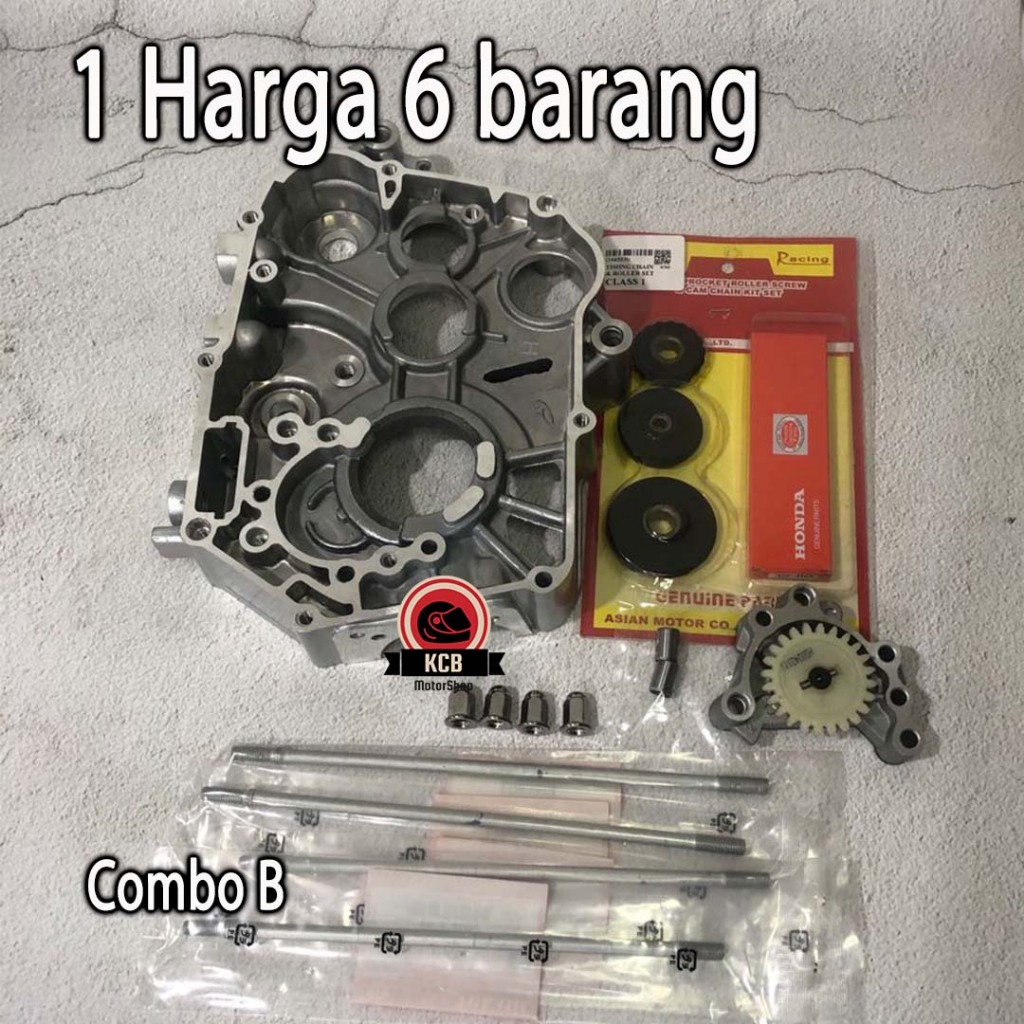 Combo Ex5 ดัดแปลง Ex5 class 1 Crankcase ฝาครอบ Kulit Enjin บล็อกสตั๊ด ...