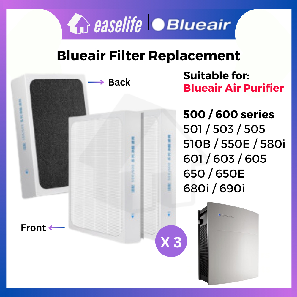 3 Packplacement เข้ากันได้กับ Blueair 500/600 Series SomkeStop เครื่อง ...