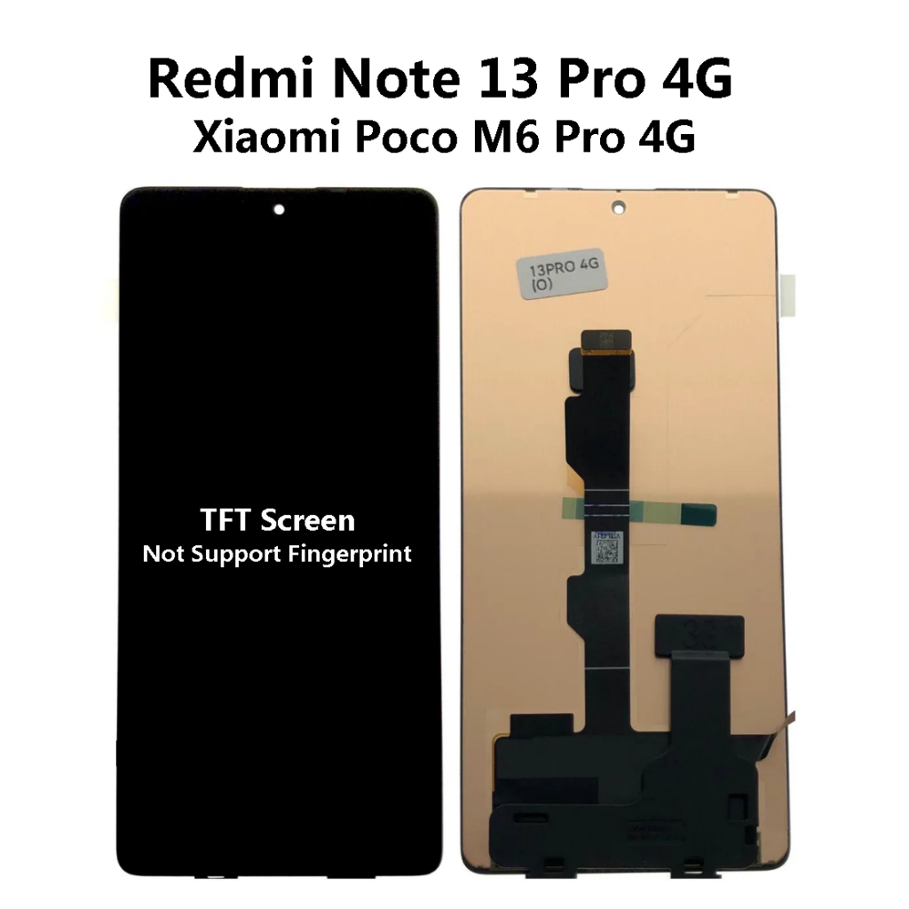 Xiaomi Redmi Note 13 Pro 4G / Poco M6 Pro 4G / Note13Pro 4G จอแสดงผล LCD TFT Digitizer หน้าจอ ...