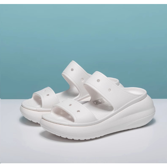 Free jibbitzcrocs Classic Crush Sandals 5CM รองเท้าส้นสูง crocs รองเท้า ...