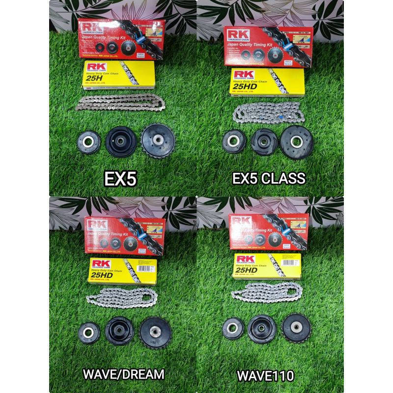 ชุดโซ่ไทม์มิ่ง Ex5 Dream 88L / Ex5 High Power 84L / Wave110 Dash 110 RK / ASHUKA | Shopee Thailand
