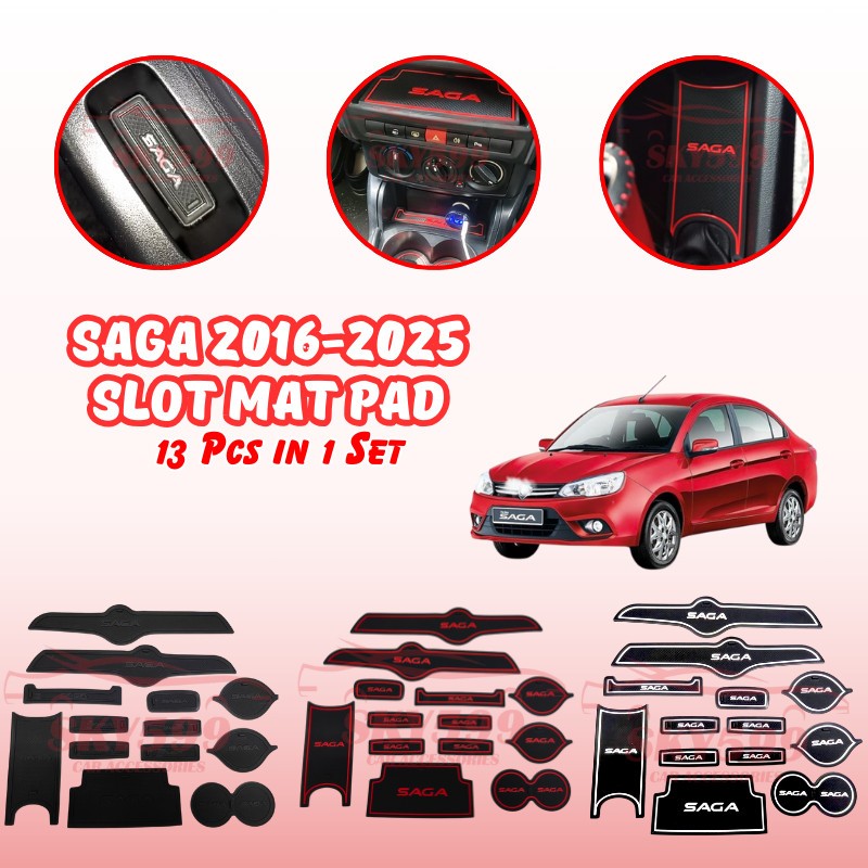 PROTON SAGA VVT 2016-2025 แผ่นรองช่องภายใน แผ่นรองถังเก็บ 1 ชุด ...