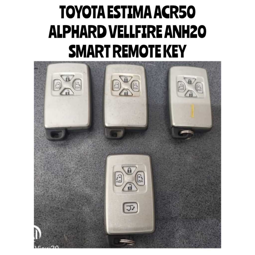 กุญแจรีโมทอัจฉริยะ / Keyless Toyota Estima Previa ACR50 / Alphard ...