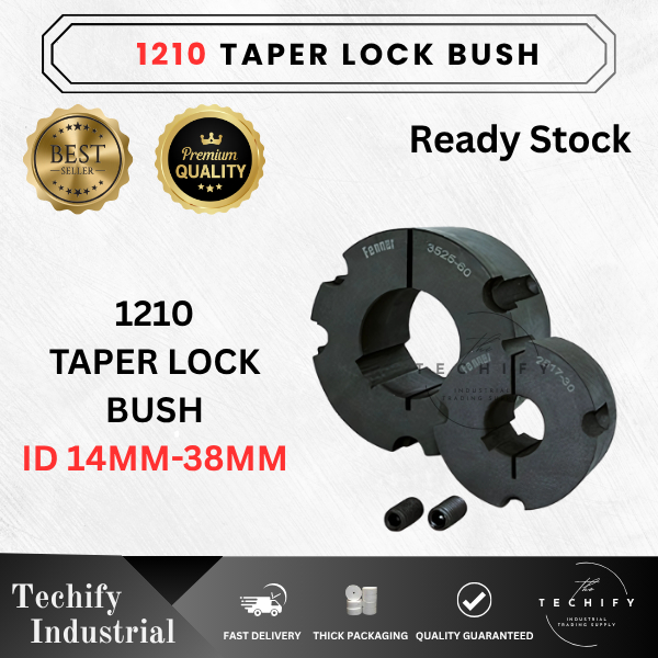 1210 ( 14mm - 38mm ) Taper Lock Bush SPZ SPA SPB SPC V Belt Pulley ( 1 ...