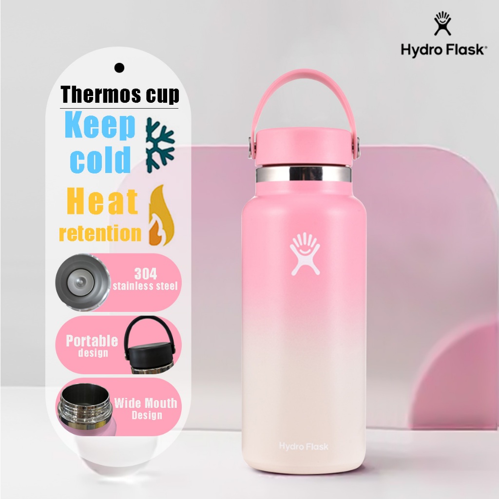 Hydro Flask 40oz Tumbler Leak-Proof Keep Cold 24 ชั่วโมงขวดน้ําสูญญากาศ ...