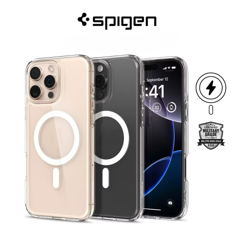 Spigen iPhone 16 Pro Max/16 Pro Ultra Hybrid MagFit Magnetic Clear Case ...