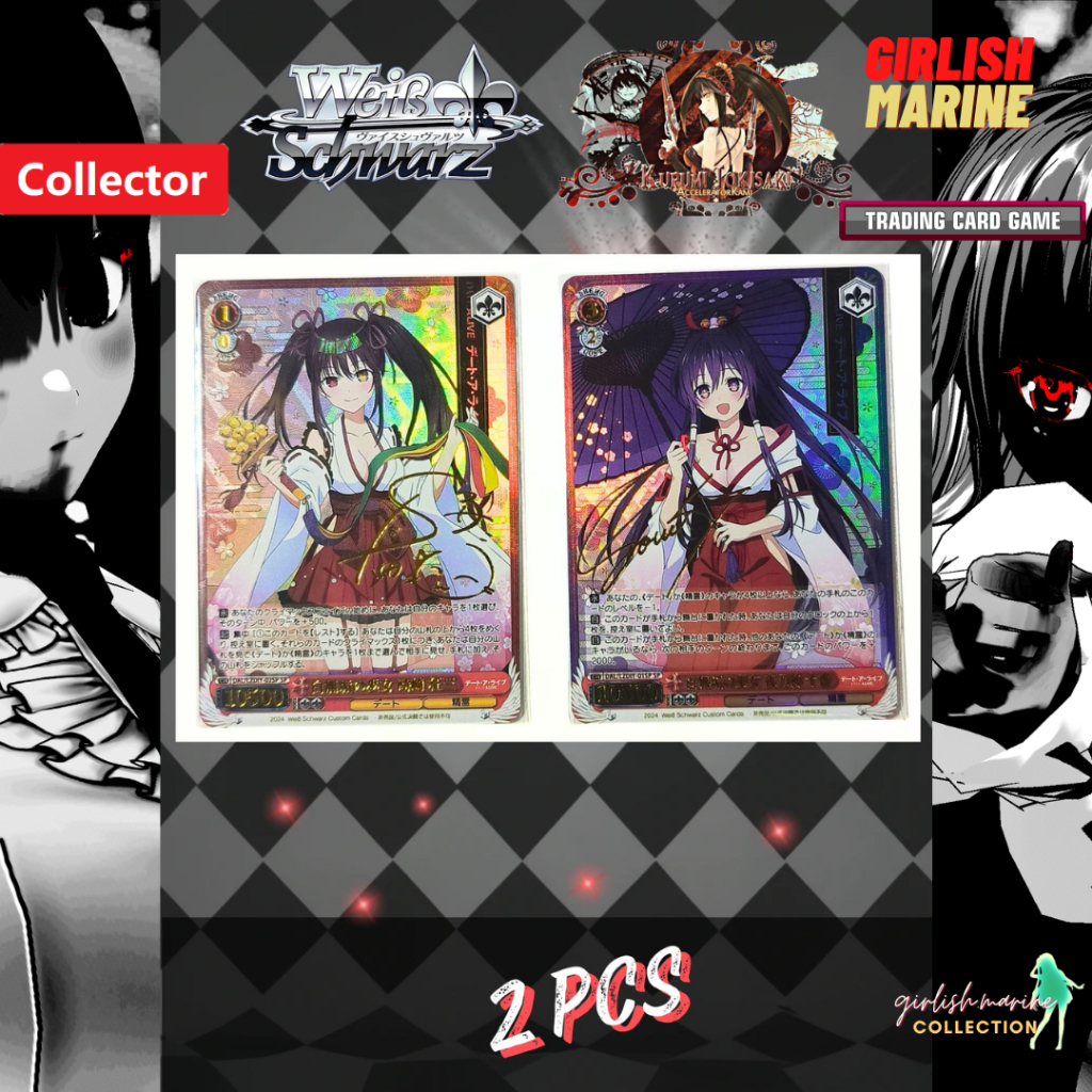 [การ์ด Diy][wei Schwarz TCG] การ์ดอะนิเมะ DIY แบบกําหนดเอง DATE A LIVE KURUMI-W0103 | Shopee ...