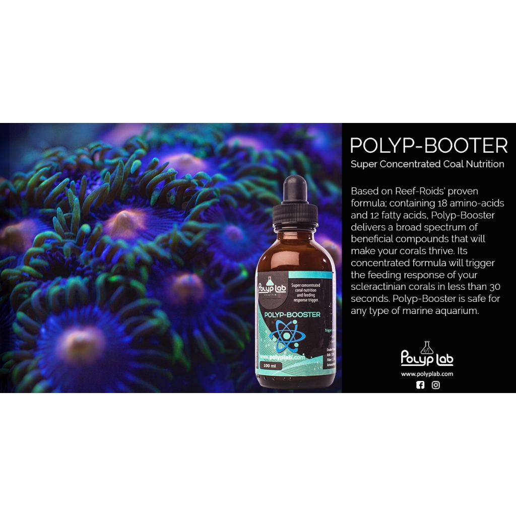 Polyplab polyp booster 100ml สารเพิ่มประสิทธิภาพอาหารปะการัง | Shopee ...
