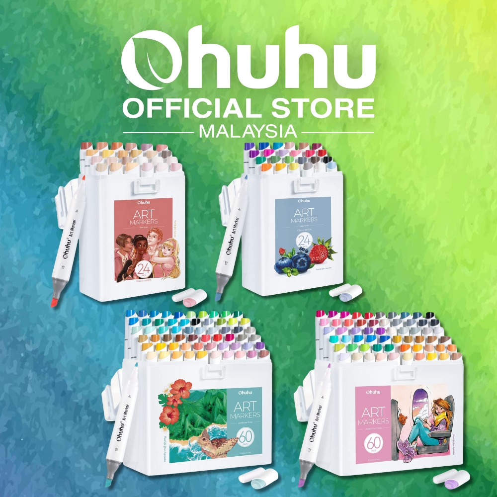 Ohu Professional Art Markers Kaala Series - Skin Tone/Basic Tone/60 ...