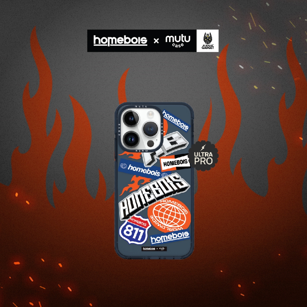 Sticker Bomb - Homebois x Mutu Case (ขับเคลื่อนโดย Ultra Pro) เข้ากัน ...