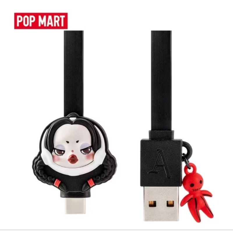 Pop MART SKULLPANDA X THE ADDAMS FAMILY SERIES สายโทรศัพท์ USB TYPE C ...