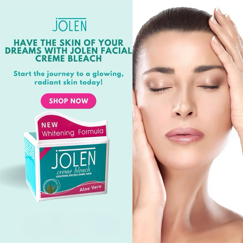 ครีมฟอกขาว Jolen Made in India & Aloevera | Shopee Thailand