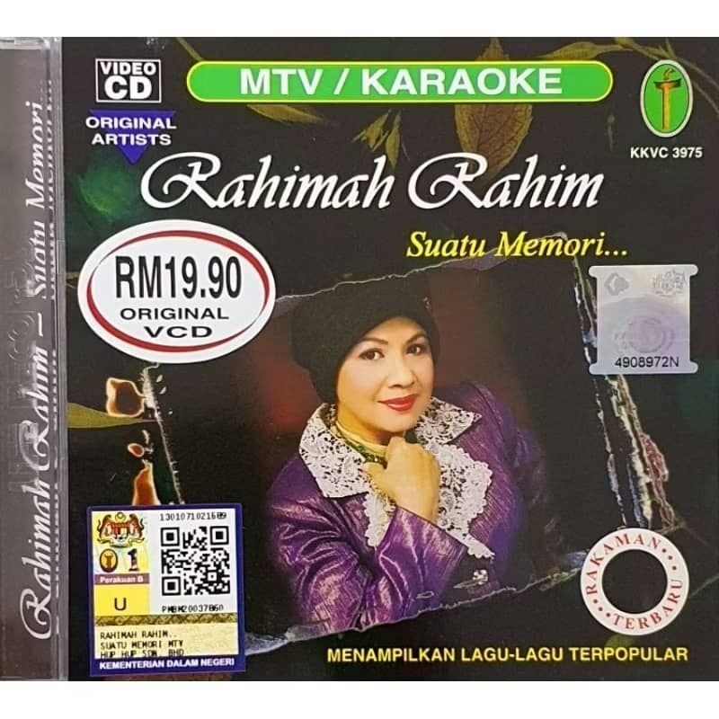 Vcd Karaoke Rahimah Rahima One Memory | Shopee Thailand