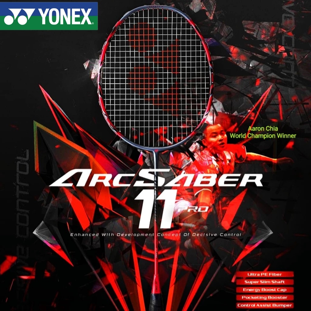 Yonex ARCSABER 11 PRO ไม้แบดมินตันคาร์บอนเต็มเดี่ยว 4U 26-30LBS 83g | Shopee Thailand