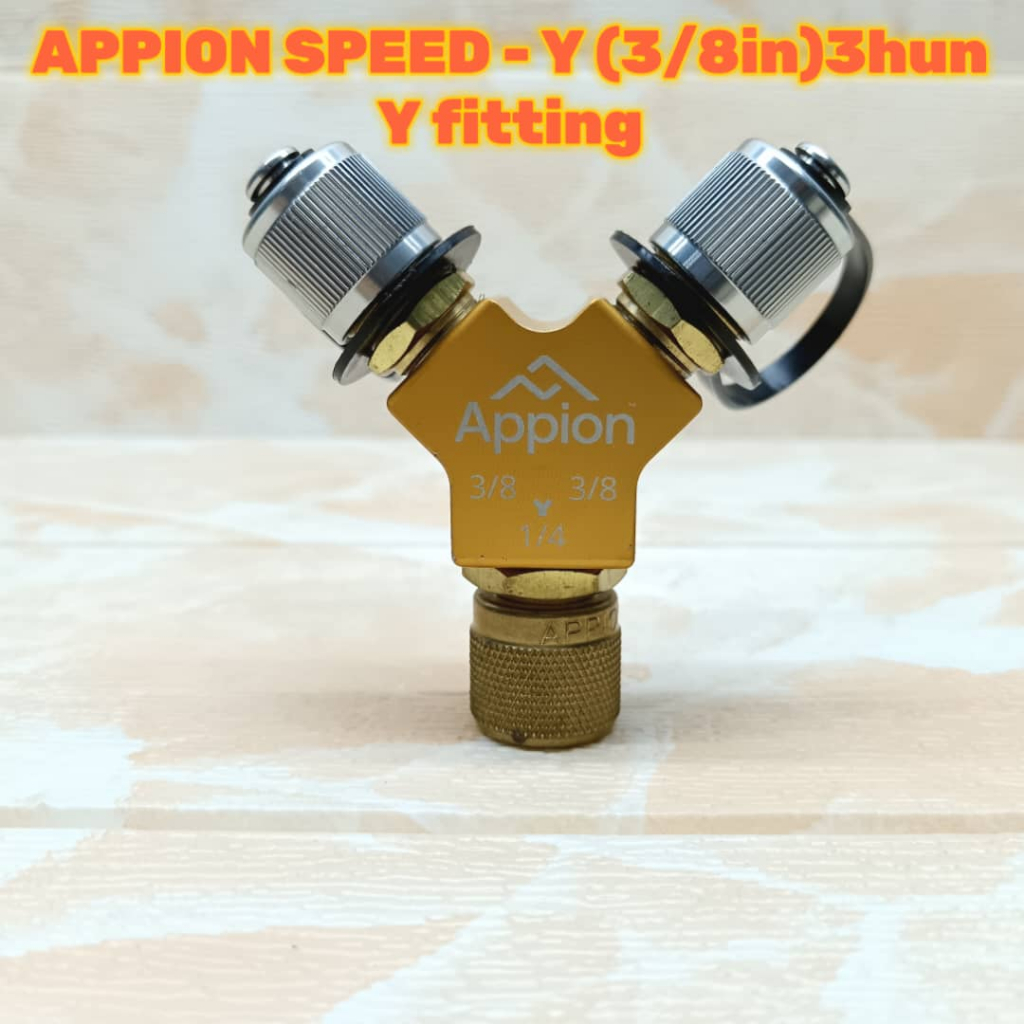 Appion SPEED -Y 3/8 (9.525mm) ฟิตติ้ง fast อพยพ & การกู้คืน HVAC สาย ...