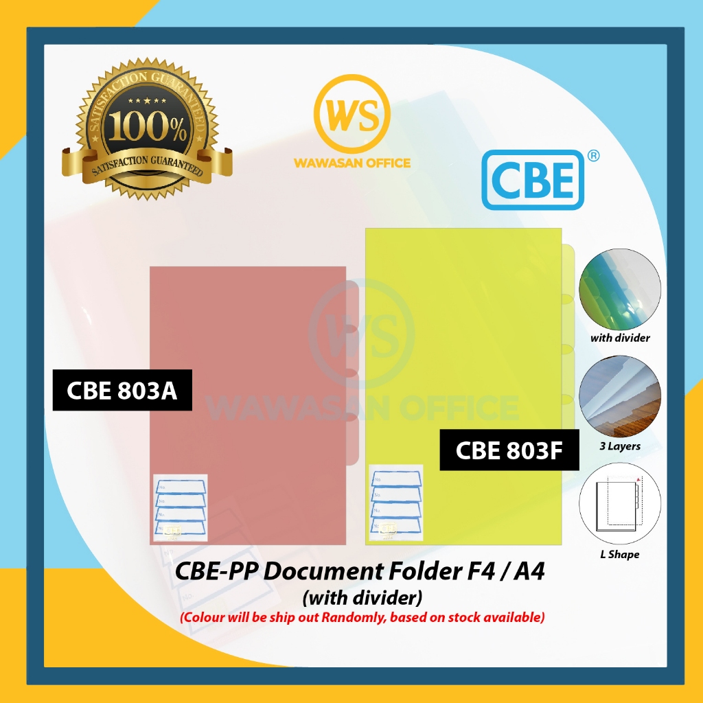 Cbe 803A 803F ที่วางเอกสารพร้อมตัวแบ่ง/ตัวแบ่งดัชนีที่ใส่แฟ้มเอกสาร/เคส ...