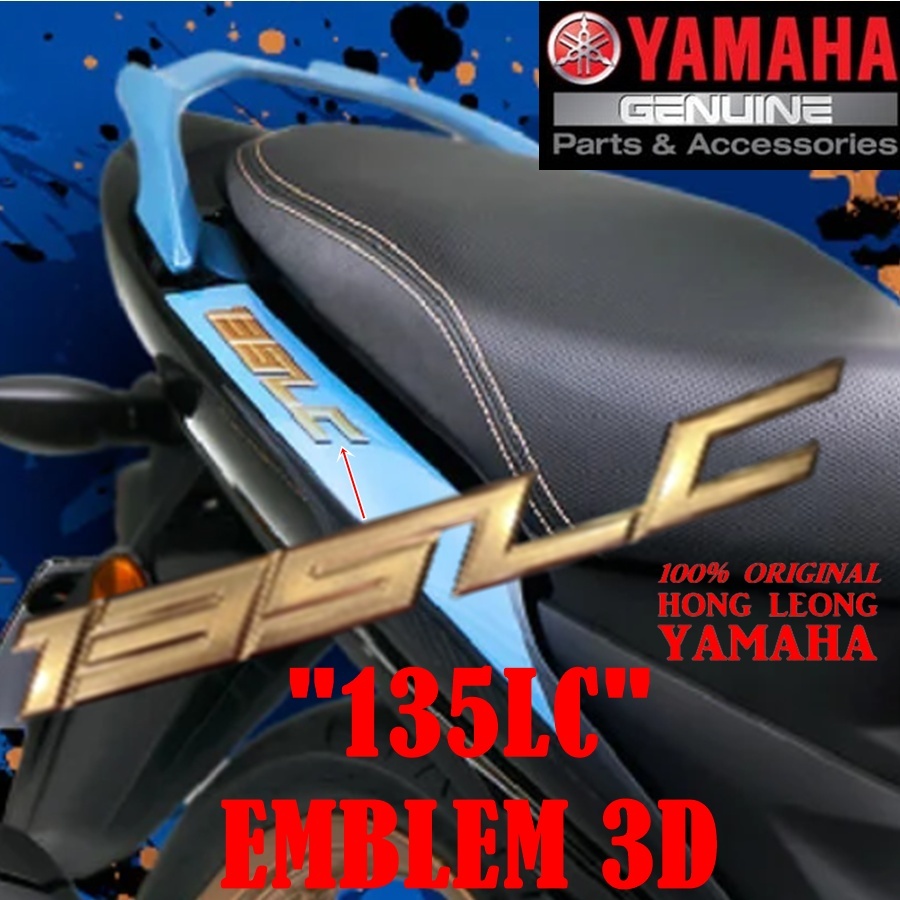 Yamaha LC135 FI SE EMBLEM โลโก้ 三维 ฉบับพิเศษ EORD PERKATAAN "135LC HLY ...