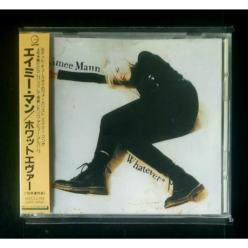Aimee Mann – Whatever MVCG-194 (ซีดีมือสองของญี่ปุ่น 1993 กด) | Shopee Thailand
