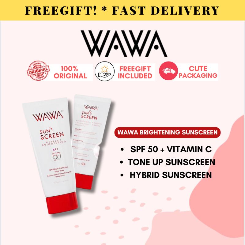 Wawa Sunscreen SPF50+ & PA++++ Perfect Brightening Sun Screen Zainal ...