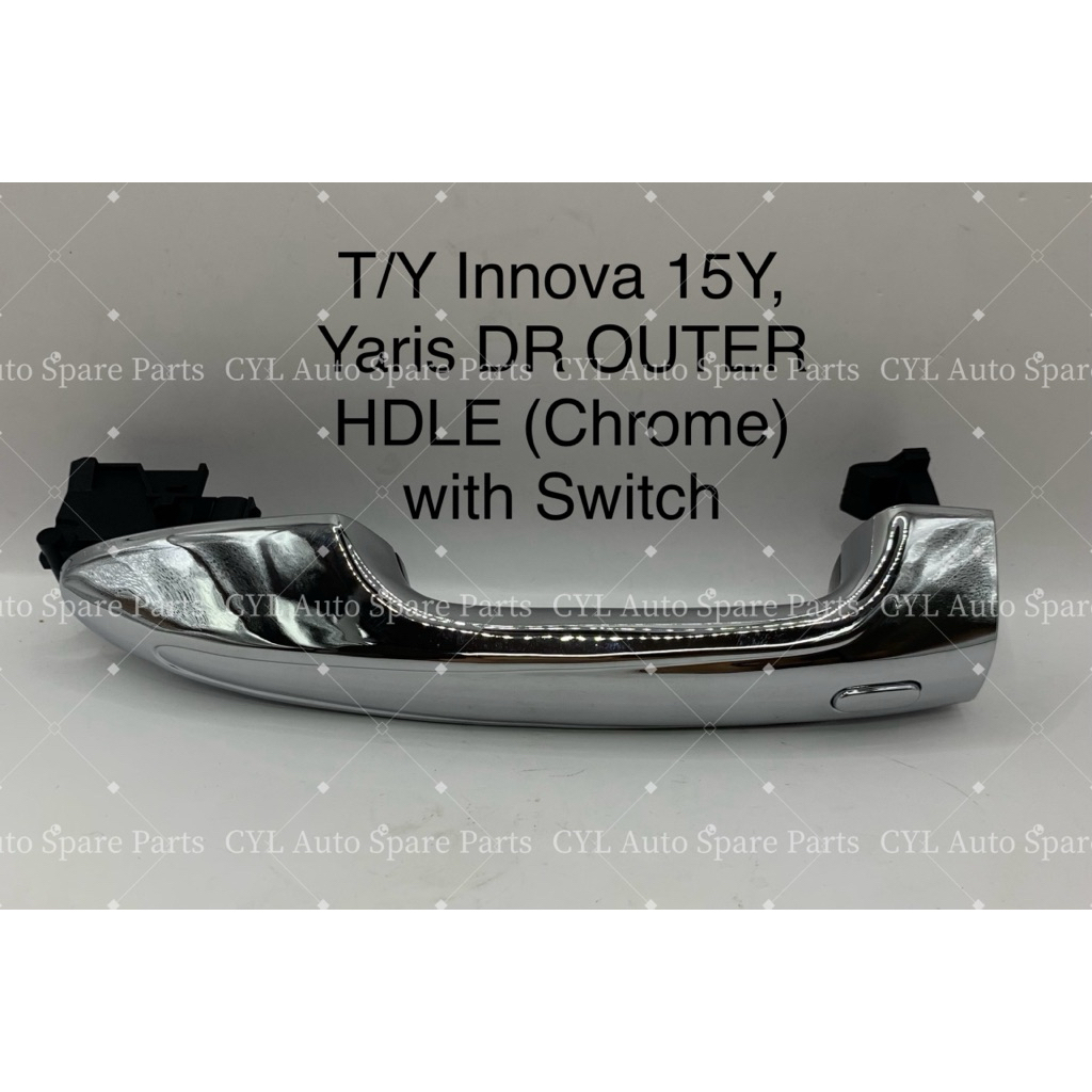 Toyota GUN125 17Y, GUN126, INNOVA 16Y, Yaris, Vios 19Y มือจับประตูด้านนอกด้านหน้า LH/RH พร้อม ...