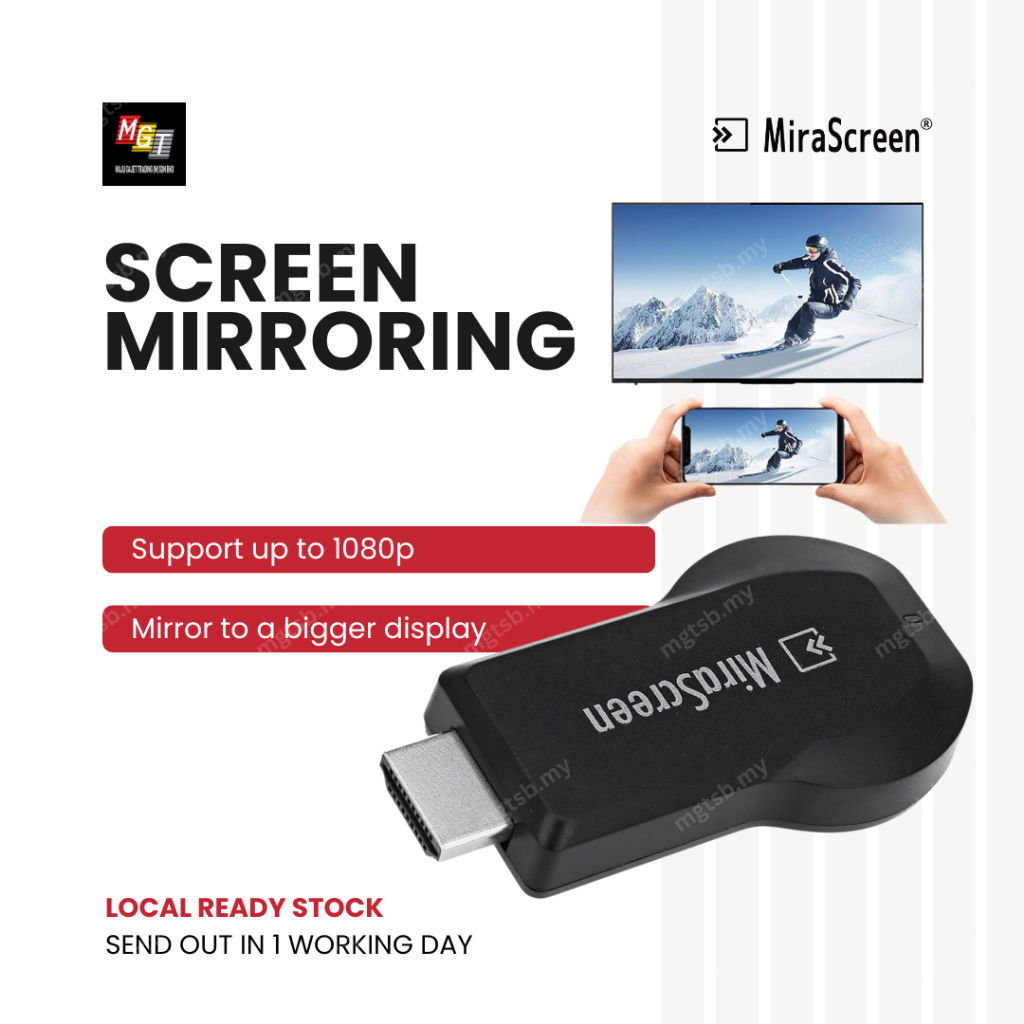 MiraScreen Screen Mirroring Wireless Display HDMI จาก Phone to TV ...