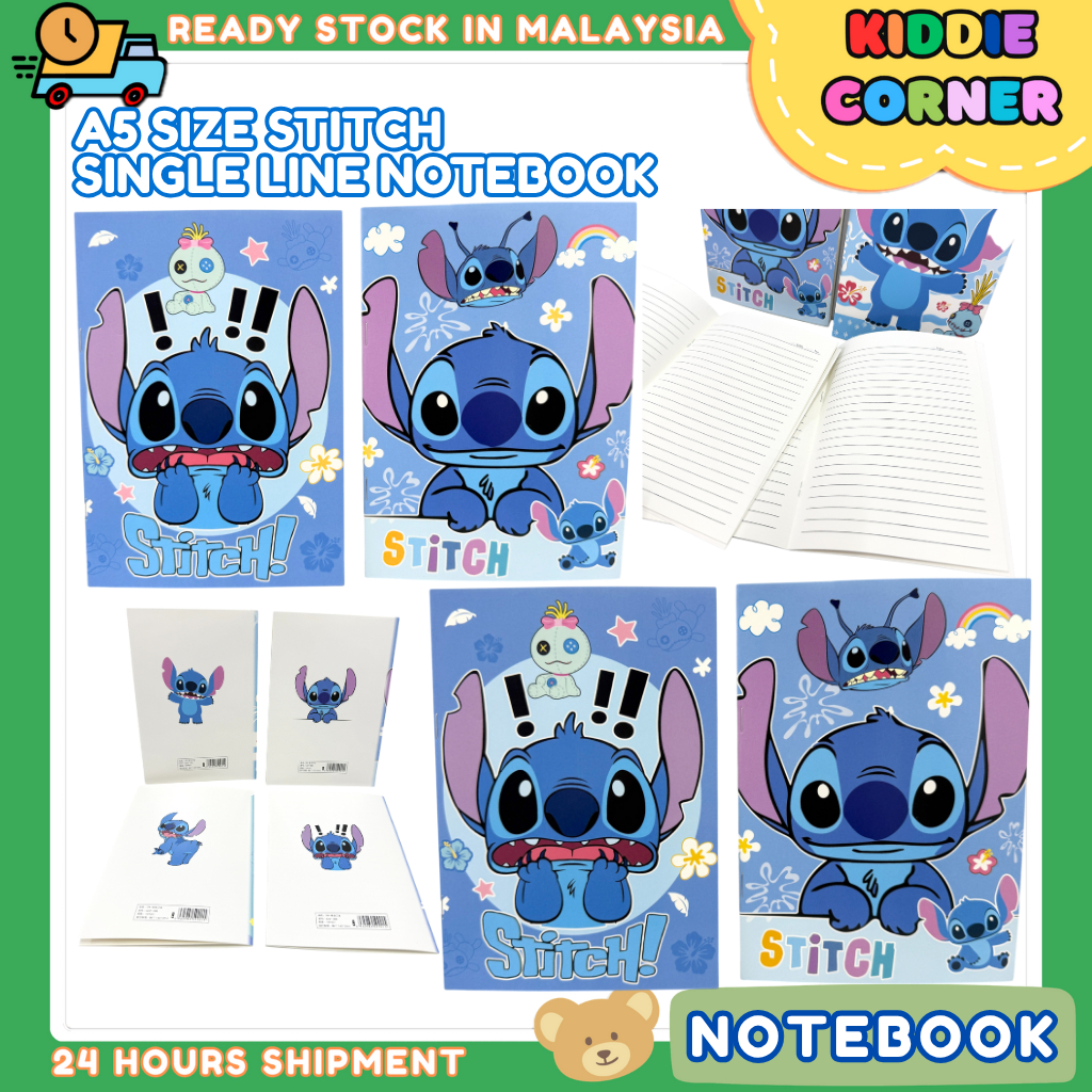 A5 สมุดบันทึก Stitch buka noa tulis catat หนังสือออกกําลังกายเส้นเดียว ...