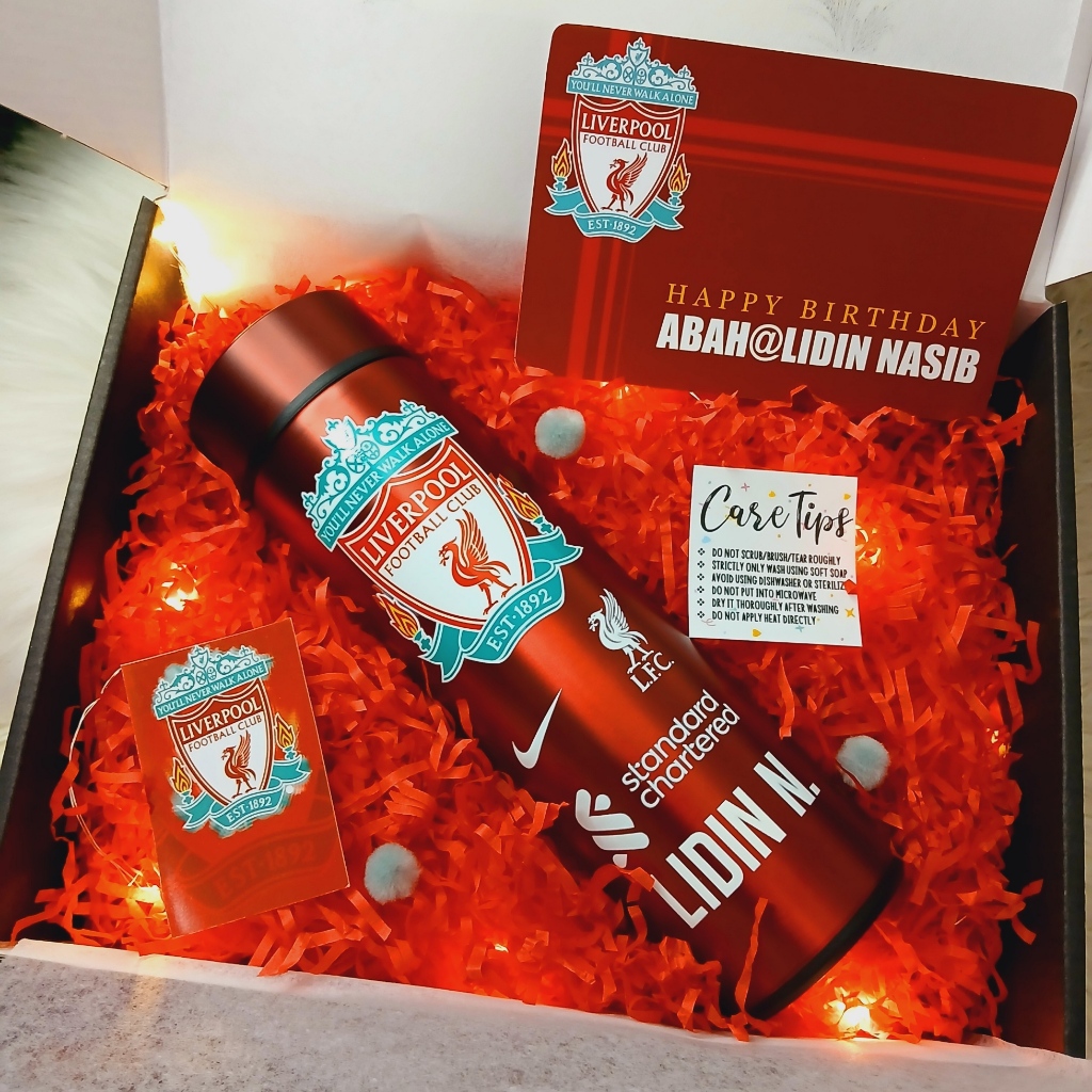 Liverpool CUSTOM TUMBLER FLASK TERMOS MUG เซอร์ไพรส์ LIVERPOOL ...