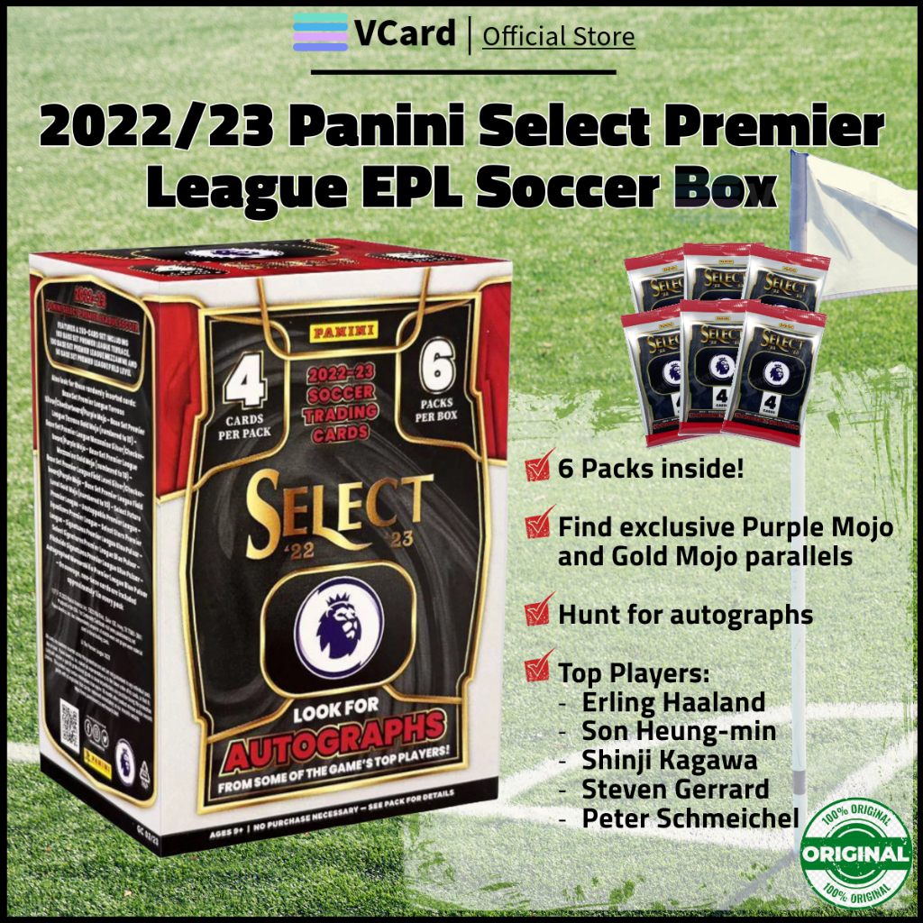 [VCARD] 2022/23 Panini Select Premier League EPL Soccer Box | Shopee ...