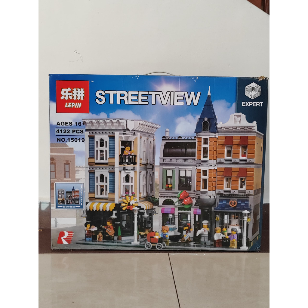 LEPIN Assembly Square 15019 Streetview Building Blocks ไม่ใช่ Lego ...