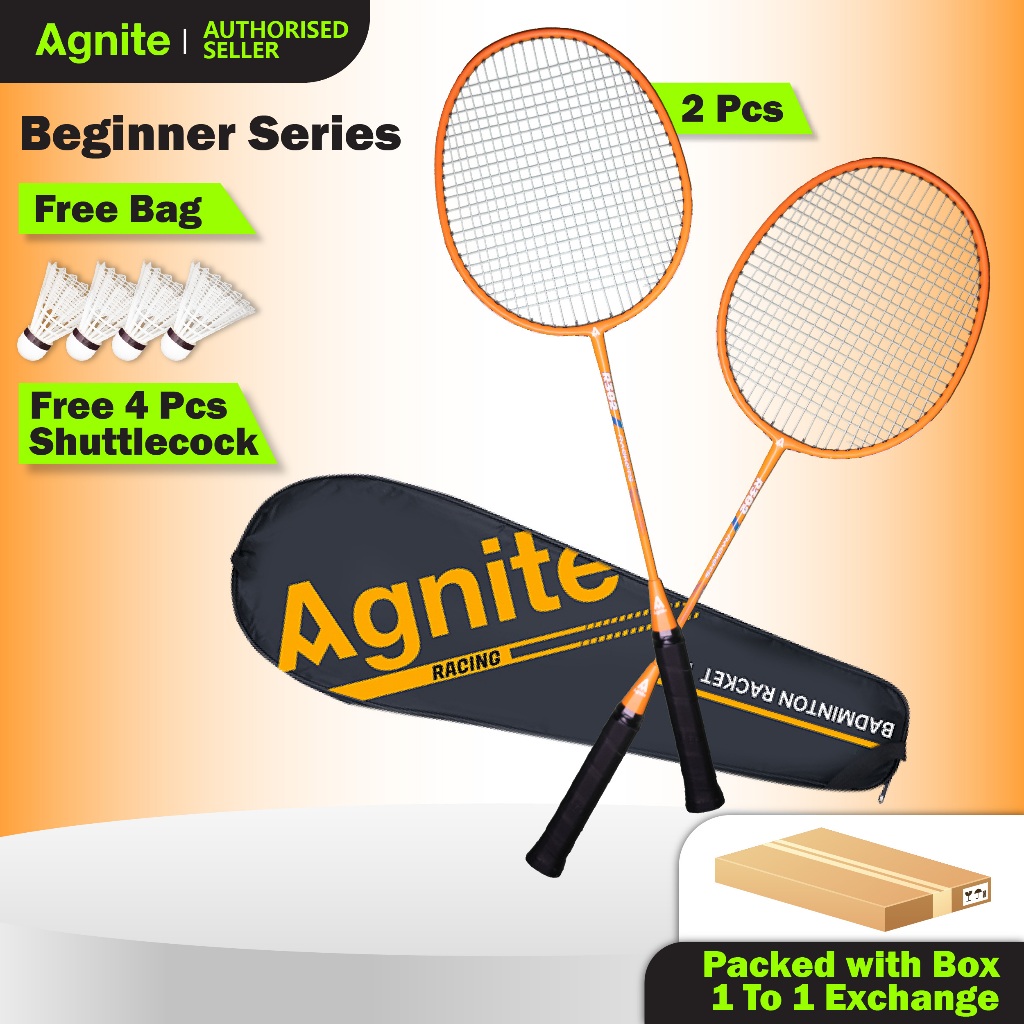 Agnite Racquet ไม้แบดมินตันเด็ก Raket แบดมินตัน 羽毛球 Bulu Tangkis ชุดไม้ ...