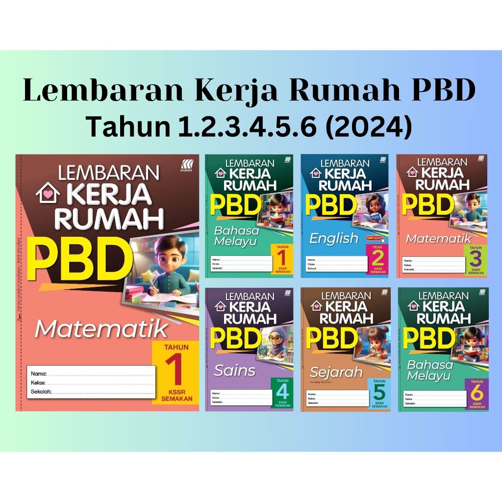 Sasbadi - PBD Home Worksheet ปี 1.2.3.4.5.6 (2024) | Shopee Thailand