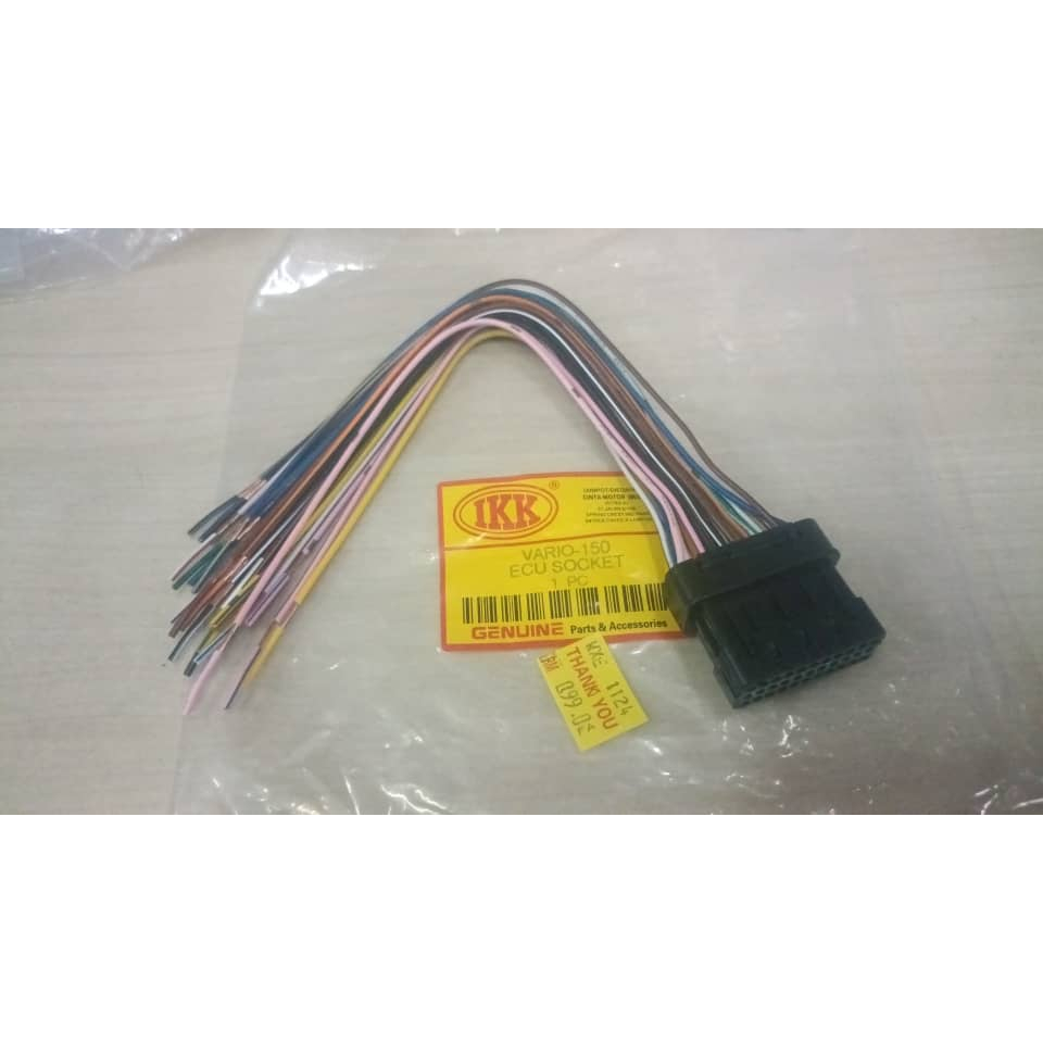 Honda VARIO150 VARIO 150 CDI หน่วยซ็อกเก็ตโมดูล ECU SOKET หน่วยควบคุมเครื่องยนต์ ลวด KEPALA ECU ...