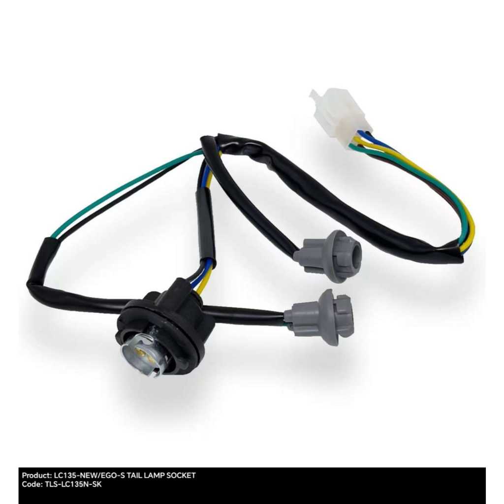 Yamaha LC135 NEW V2 V3 TAIL LAMP SOCKET LAMPU BELAKANG SOCKET WIRING TAIL LIGHT ( PNP EGOS EGO-S ...