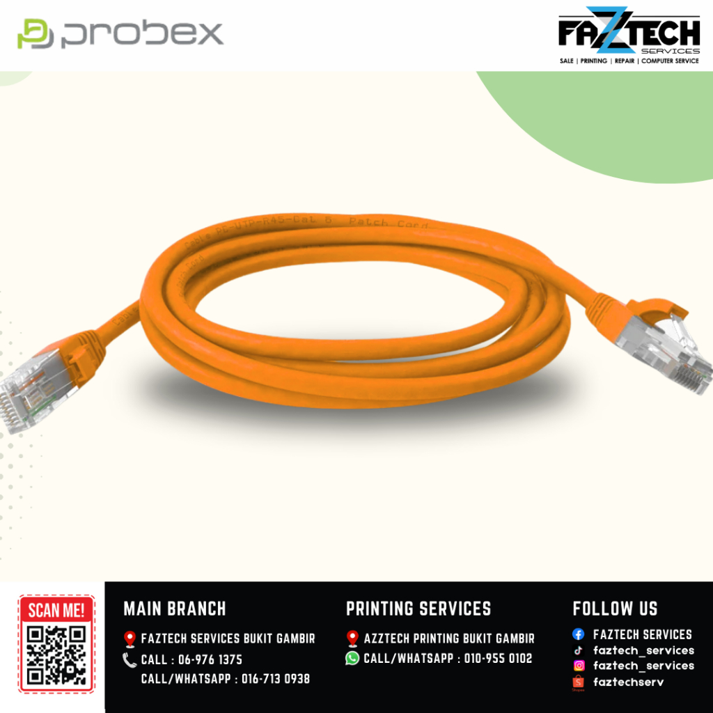 Probex CB-210 CAT6 สายแพทช์อีเธอร์เน็ต | Shopee Thailand