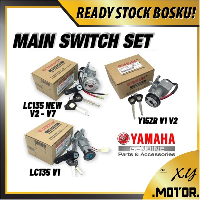LC135 Y15 SRL MAIN SWITCH SUISS KUNCI ชุด YAMAHA MAIN SWITCH KEY ชุด LC V2-V8 V1 V2 V3 V4 V5 V6 ...