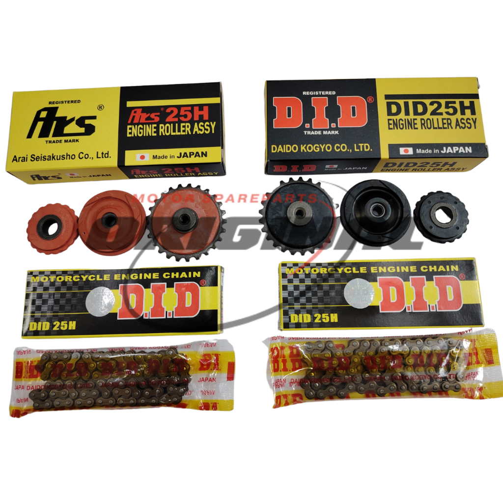 Ex5 HI-POWER EX5 DREAM ARS /DID TIMING CHAIN ROLLER GEAR SET (4 IN 1 ...
