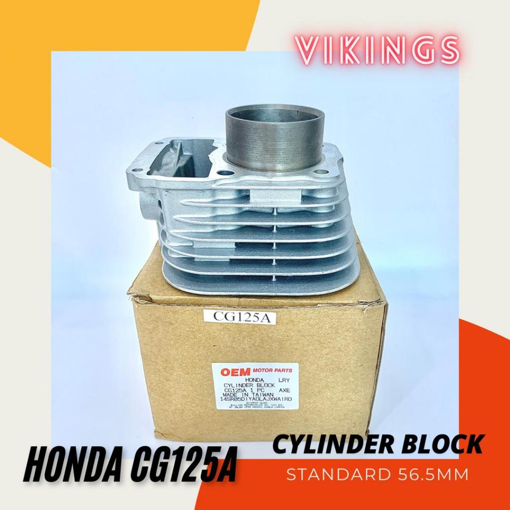 Honda CG125A CG125 CYLINDER BLOCK มาตรฐานบล็อก 56.5MM TAIWAN HONDA ...