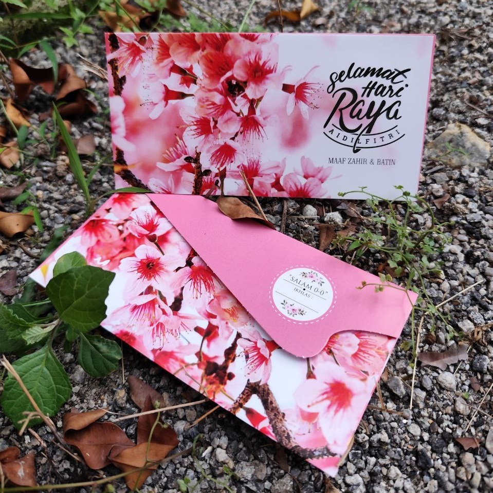 Merah [ รักษา ] CHERRY FLOWER ENVELOPE MONEY 2025 ANGPAO BEAUTIFULL ...