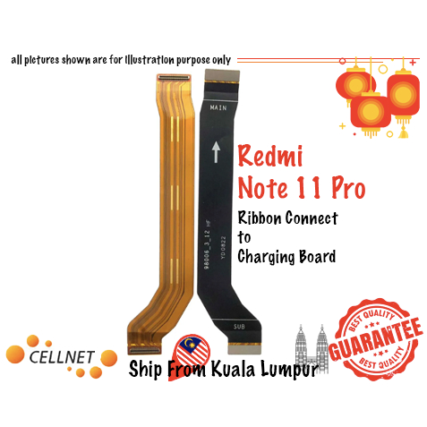 [Cellnet] Redmi r.mi Note 11 Pro 4g / 5g ริบบิ้นหลัก Flex เชื่อมต่อกับ ...