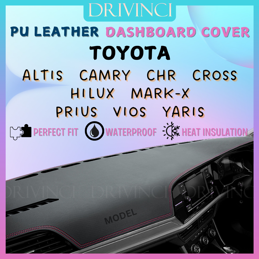 Toyota Vios Camry Altis Hilux Revo Vigo Mark-X CHR PRIUS C XP40 XP50 CROSS Yaris Leather ...