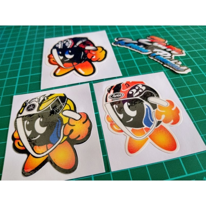 สติ๊กเกอร์ ARAI CARTOON YAMAHA INTERCOLOUR NAKANO SAKURA STICKER PRINT ...