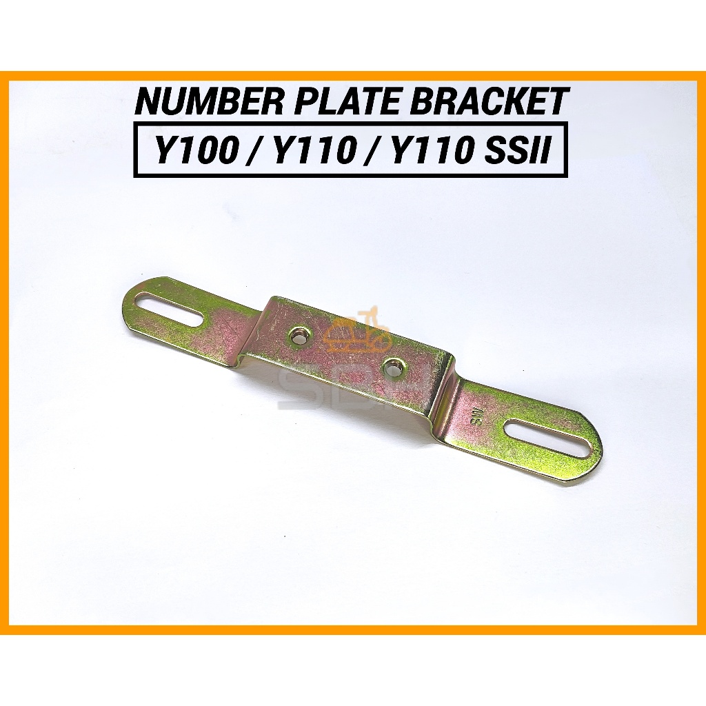 Y100 Y110 Y110SSII แผ่นตัวเลขด้านหลัง ตัวยึดหมายเลขหมายเลข NOBOR PLATE ...