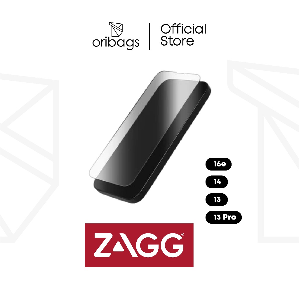 Zagg Glass Plus Edge - กระจกนิรภัยใสสําหรับ iP16e/14/13/13 Pro | Shopee Thailand